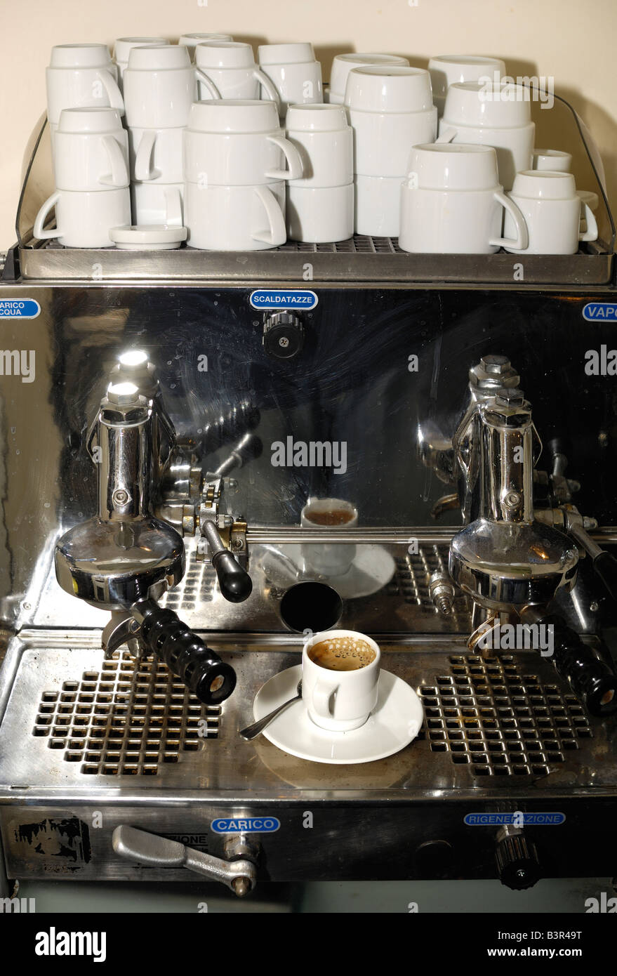 retro espresso machine Stock Photo - Alamy
