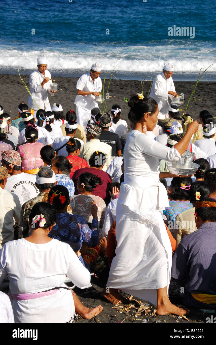 cremation ceremony /final ritual, kusamba beach , bali , republic of ...