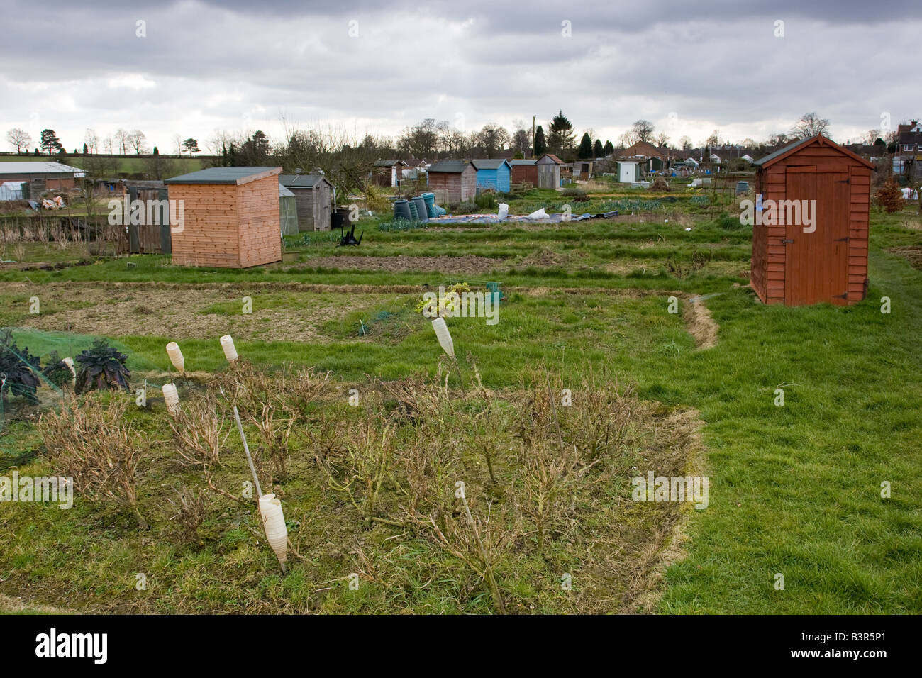 Garden allotments hi-res stock photography and images - Alamy