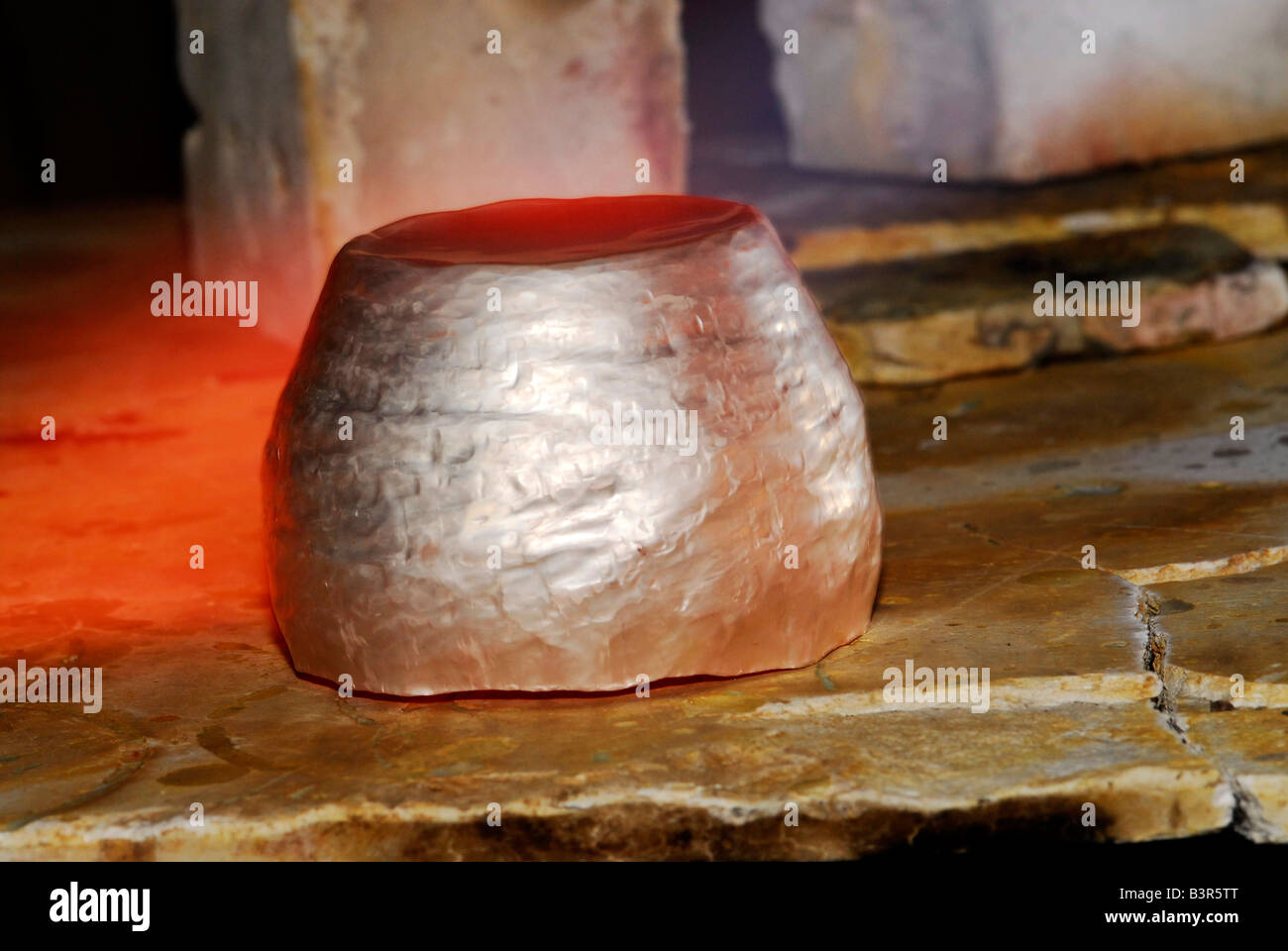 Silversmith. Hand made silver Stock Photo - Alamy