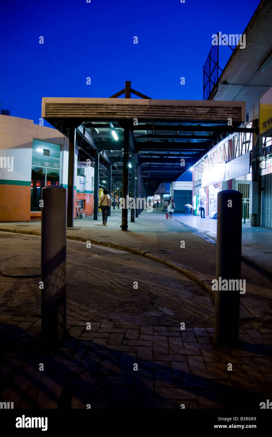 North point ferry pier hong kong Stock Photo - Alamy