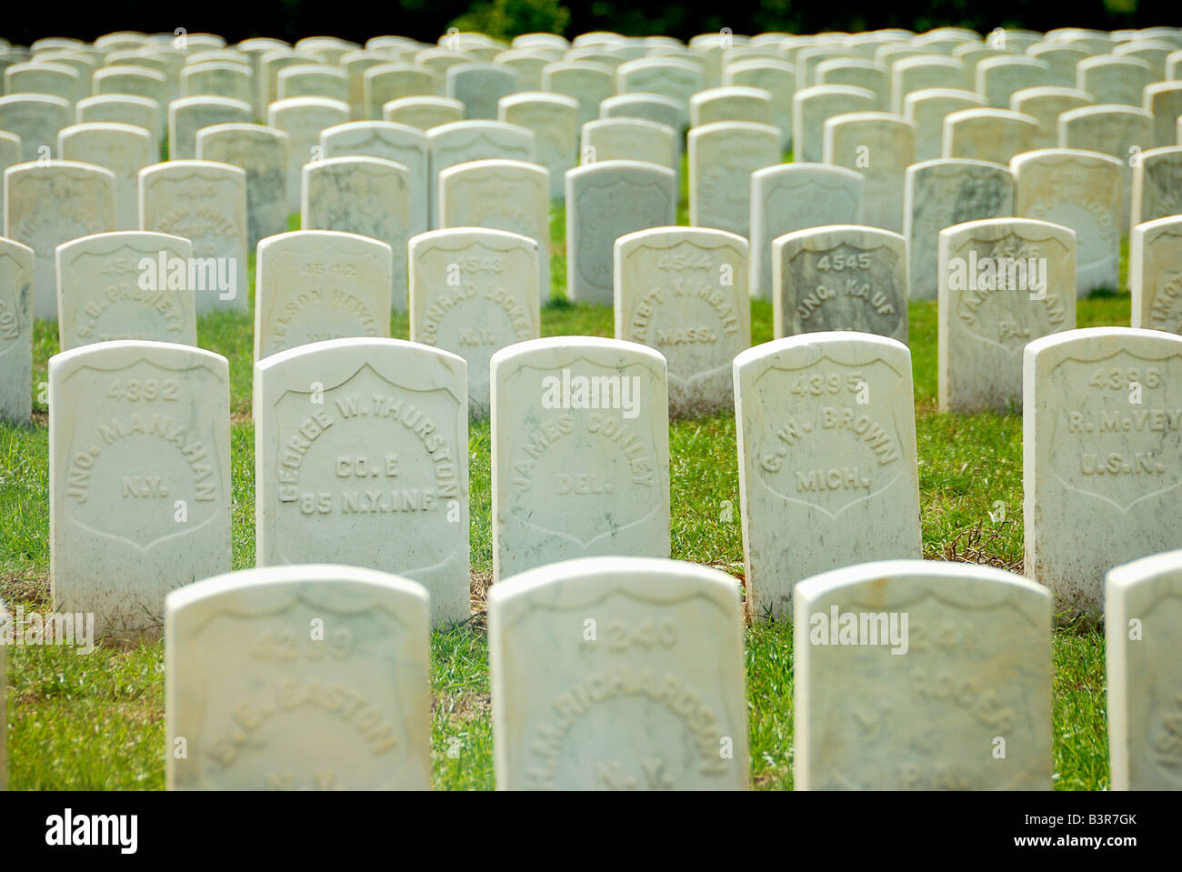Andersonville National cemetery, Andersonville, Georgia,USA Stock Photo ...