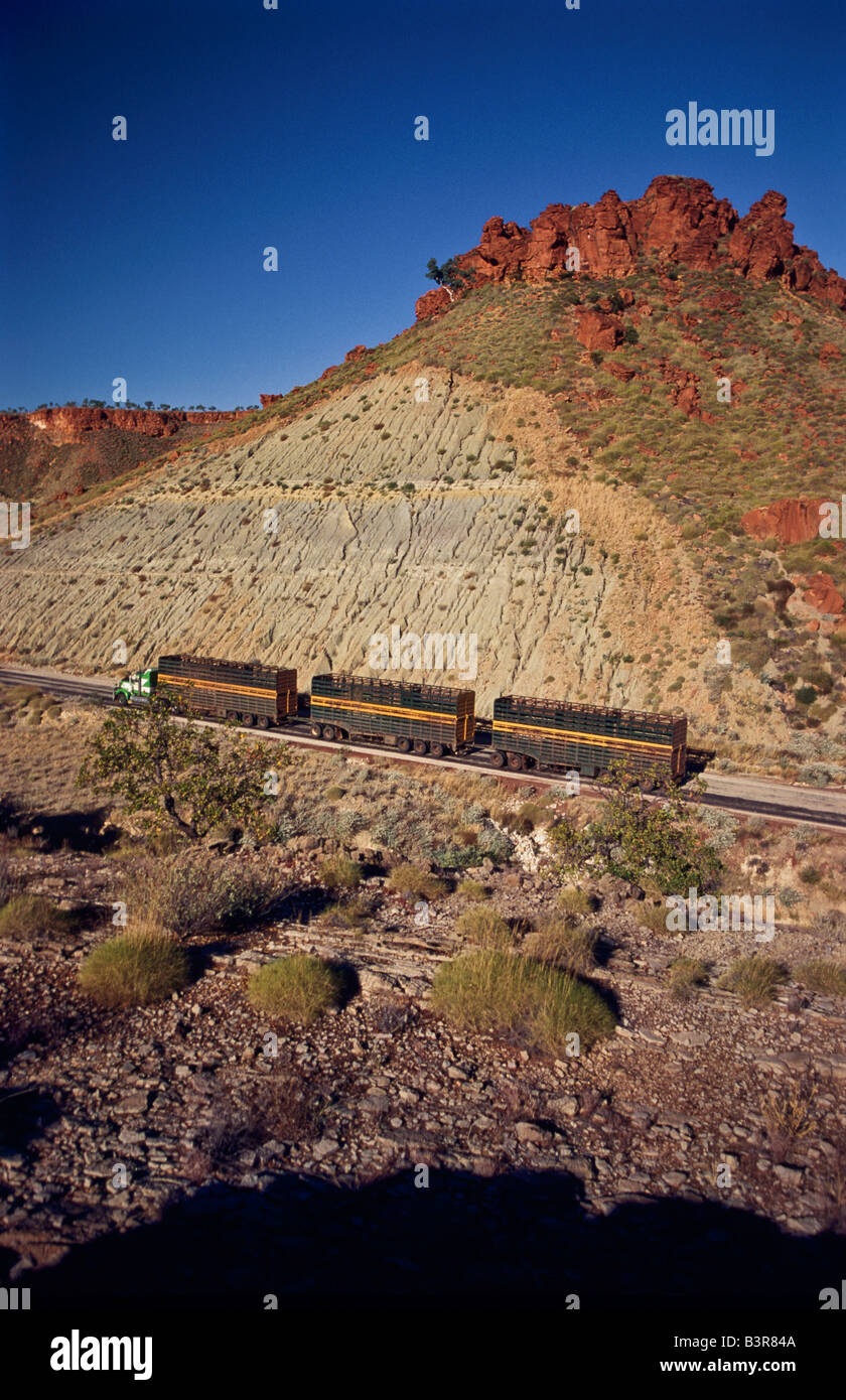 Roadtrain, outback Australia Stock Photo - Alamy