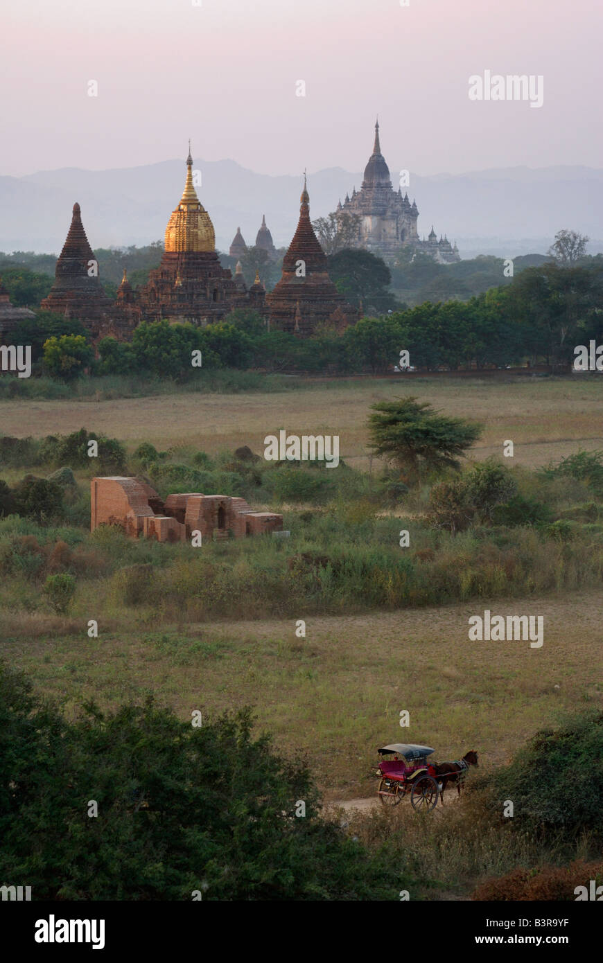 landscape of Bagan area, Myanmar Stock Photo - Alamy
