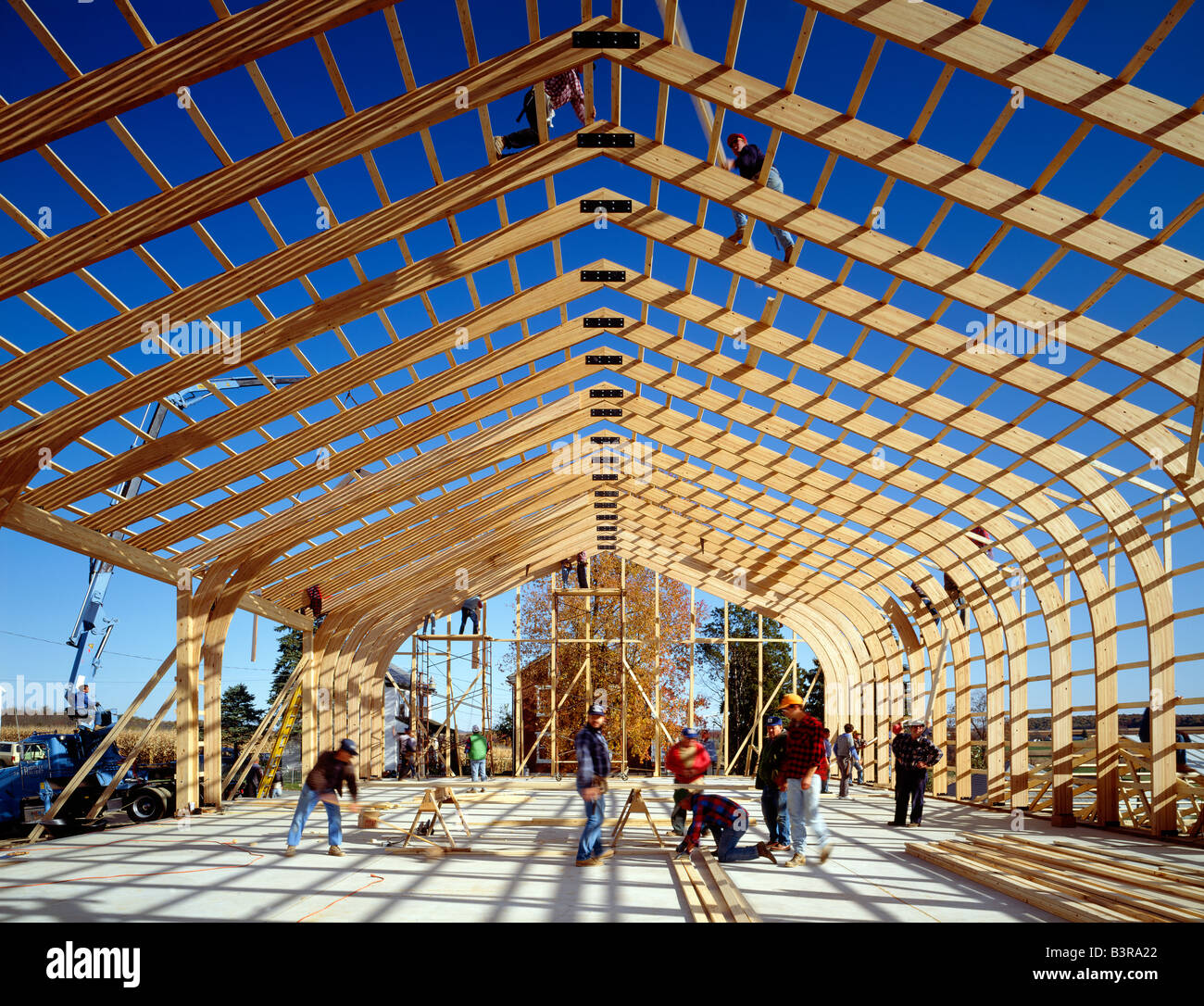 Blue dutch barn hi-res stock photography and images - Alamy