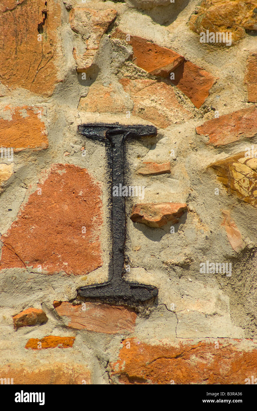 Terracotta brick stone masonry wall hi-res stock photography and images ...