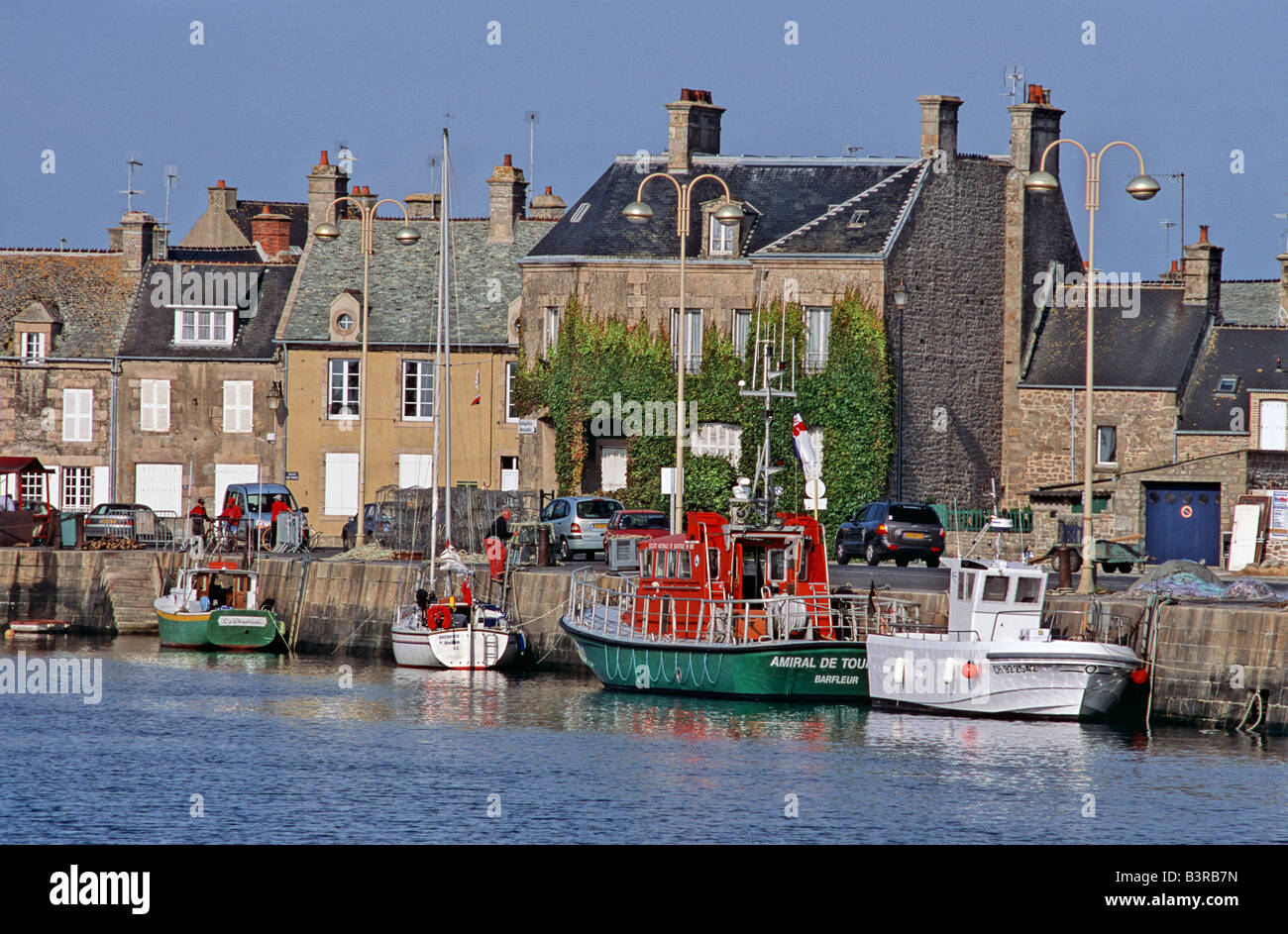 Barfleur Harbour Manche 50 France One of Les Plus Beaux Village de ...