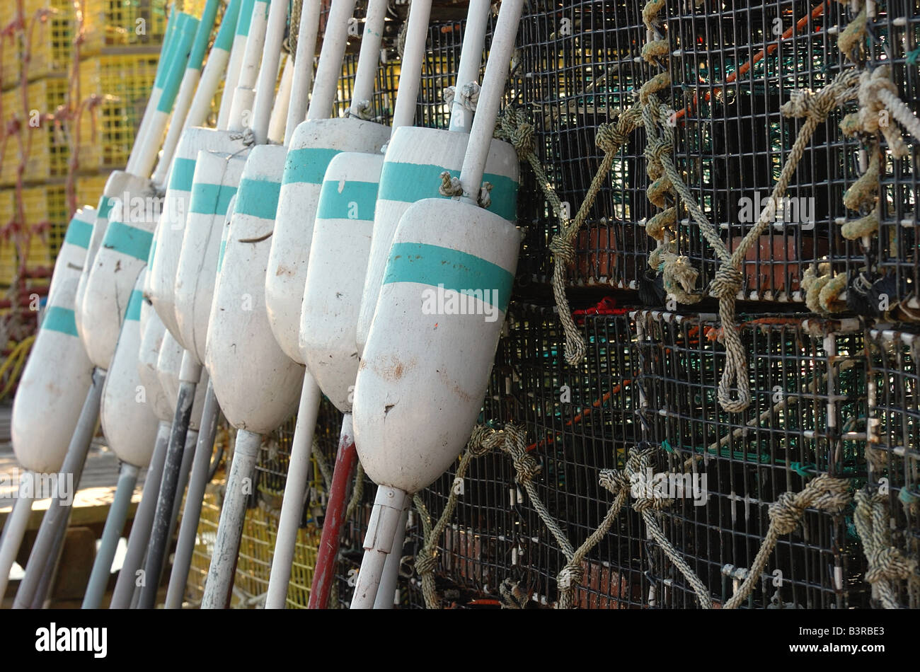 Crab pot markers hi-res stock photography and images - Alamy