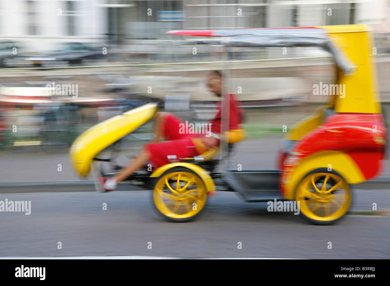 Bicycle rickshaw, Amsterdam, Netherlands Stock Photo - Alamy