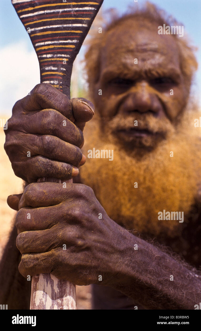 Aborigine male with beard hi-res stock photography and images - Alamy