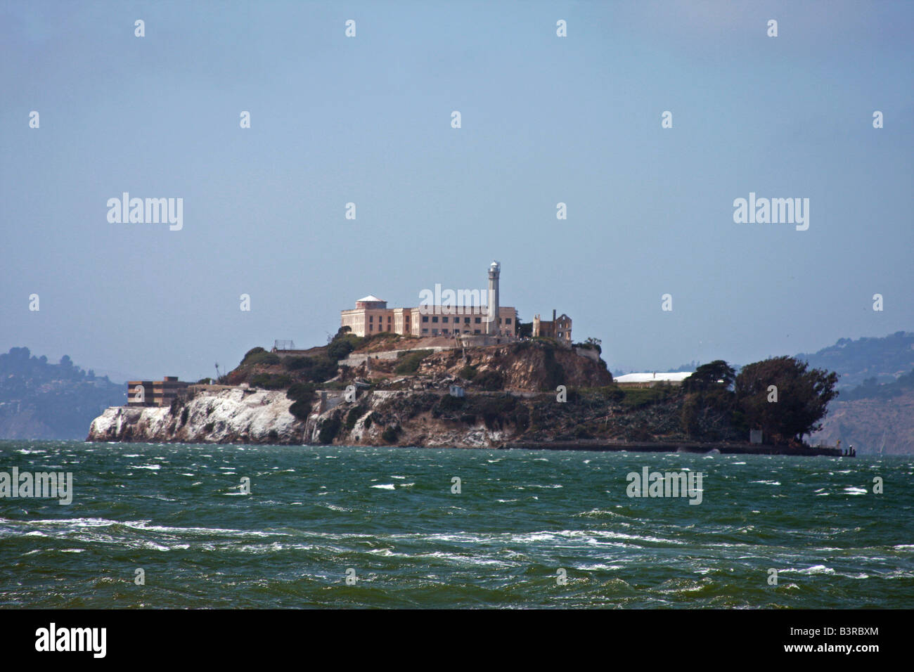 "The Rock", Alcatraz Island, as seen while approaching the former ...