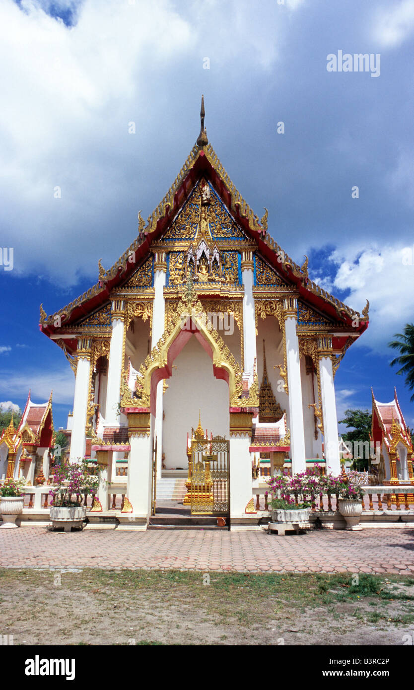 Wat Chalong. Buddhist Temple. Phuket Thailand Stock Photo - Alamy