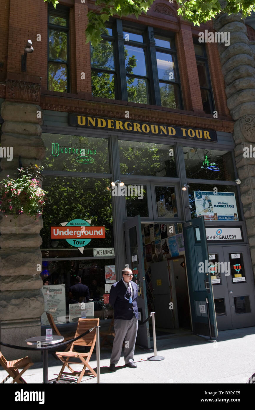 Seattle underground tour hi-res stock photography and images - Alamy