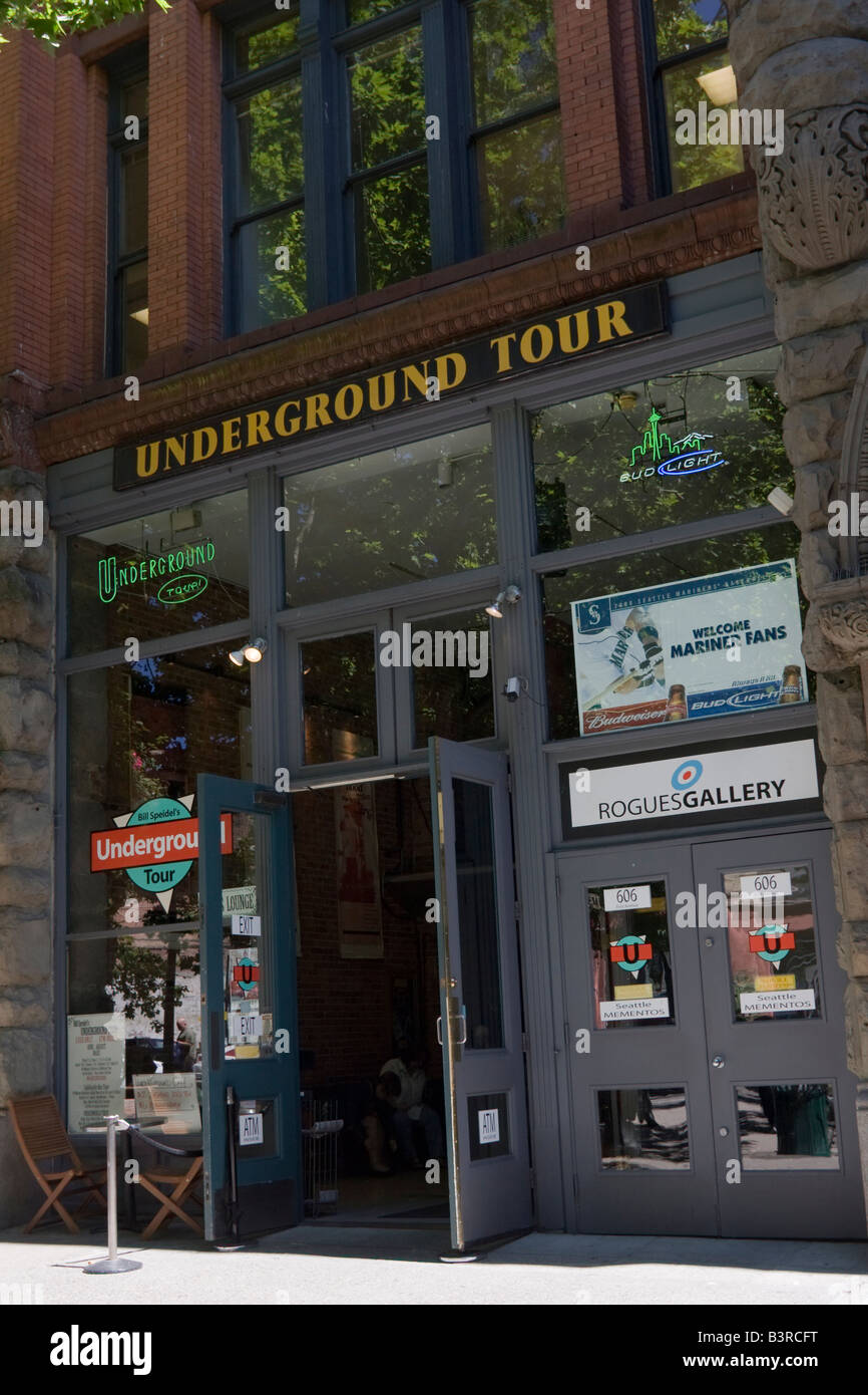 Seattle underground tour hi-res stock photography and images - Alamy