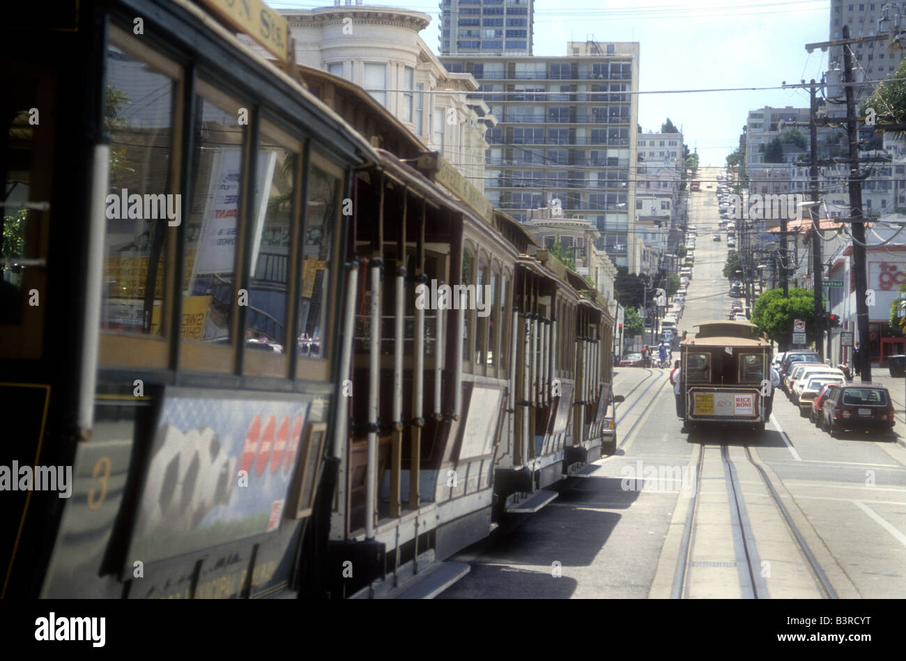 San Francisco Trams Stock Photo - Alamy