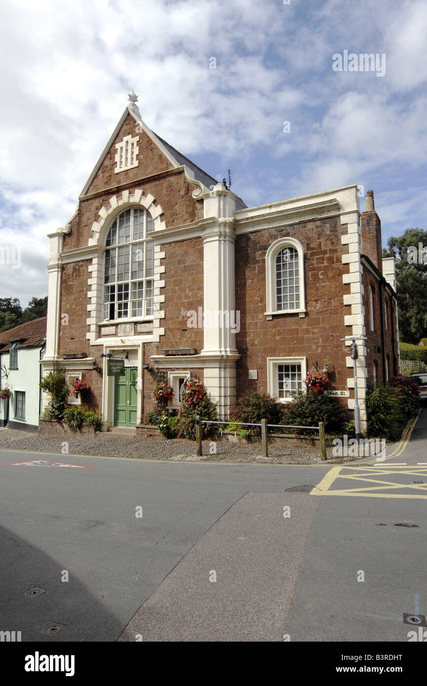 The Old methodist church in Dunster Village Exmoor Stock Photo - Alamy