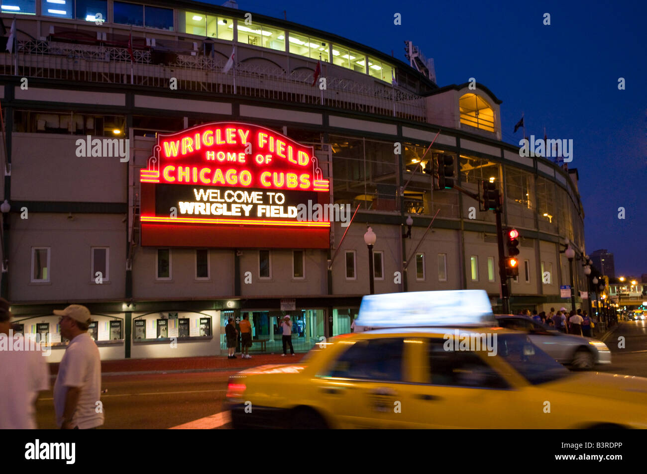 Chicago wrigley field vintage hi-res stock photography and images - Alamy