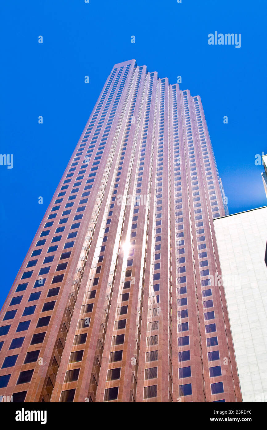 Glass office buildings downtown Stock Photo - Alamy