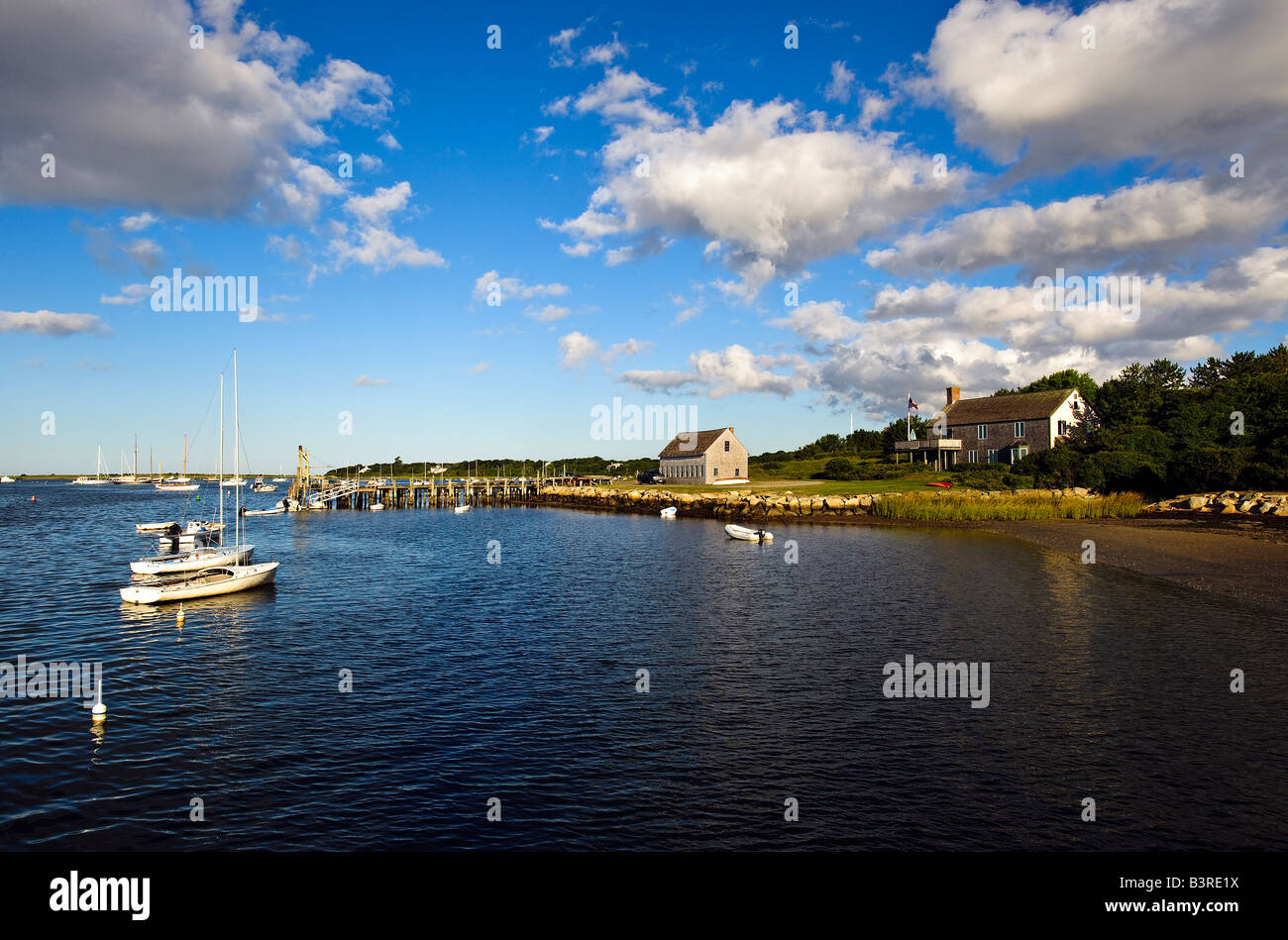 Chatham Harbor scenic Chatham Cape Cod MA USA Stock Photo - Alamy