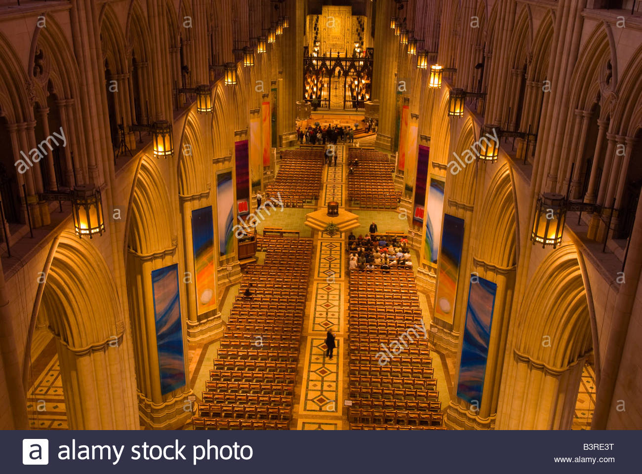 National Cathedral Washington Interior Stock Photos & National ...