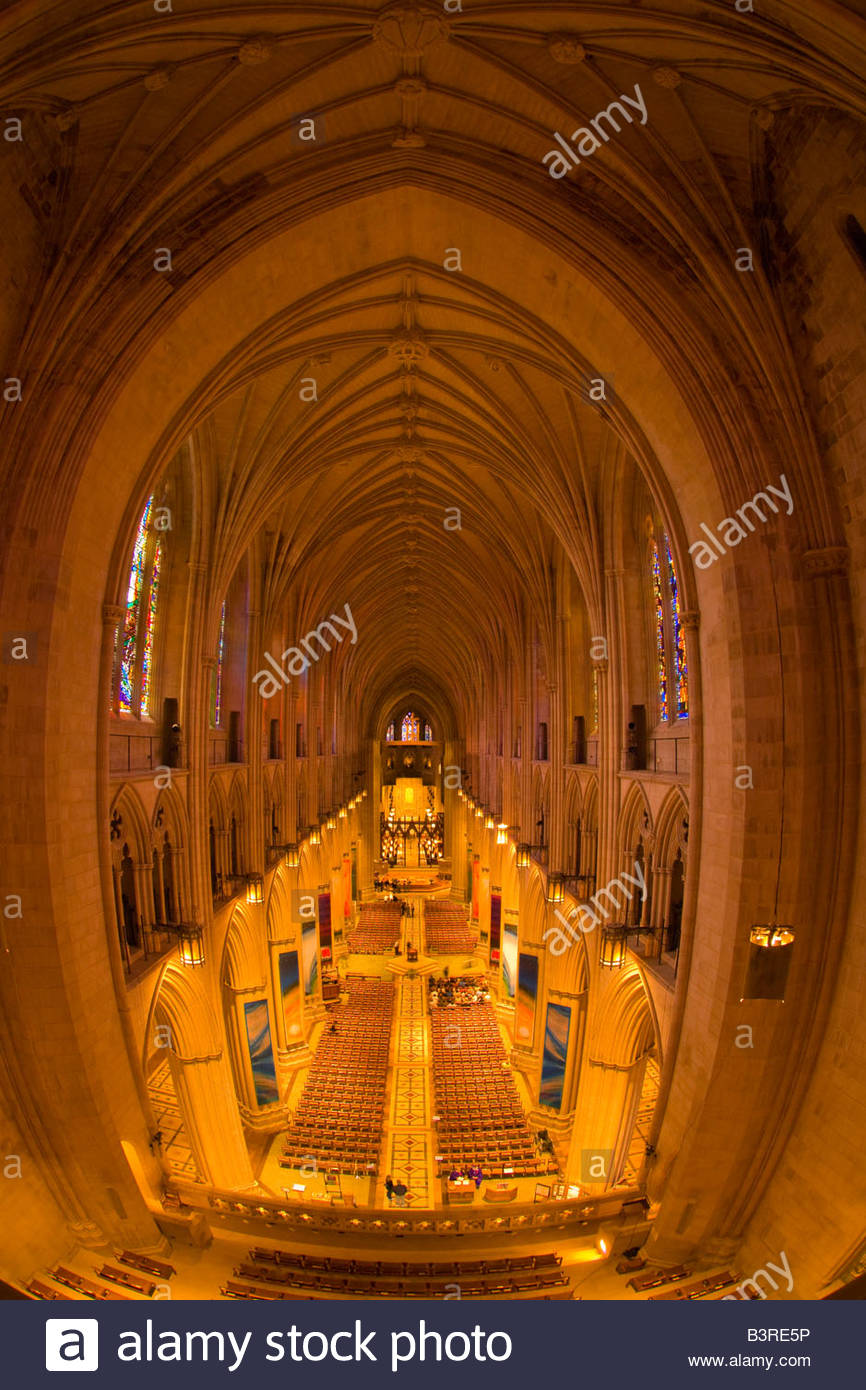 National Cathedral Interior Washington Stock Photos & National ...