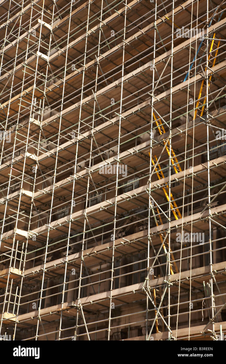 St James building in scaffolding, Manchester UK Stock Photo - Alamy