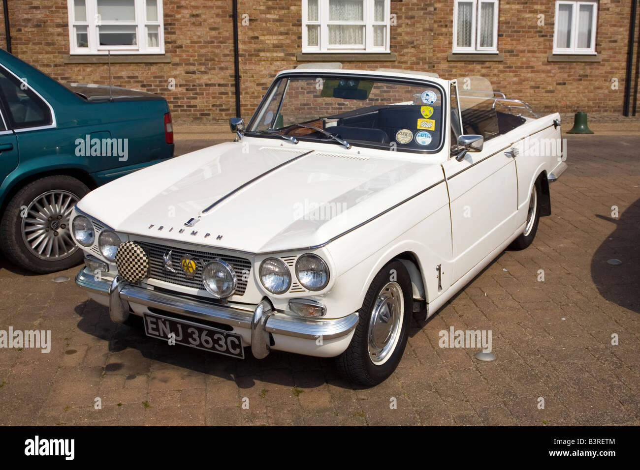 Triumph Herald Convertible Car Stock Photo - Alamy