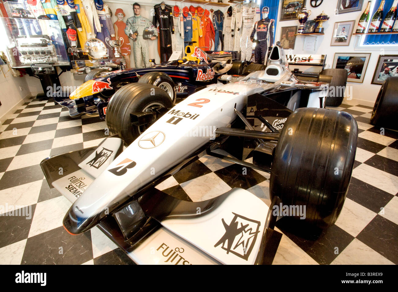 Formula One racing driver David Coulthard Museum F1 racing cars a ...