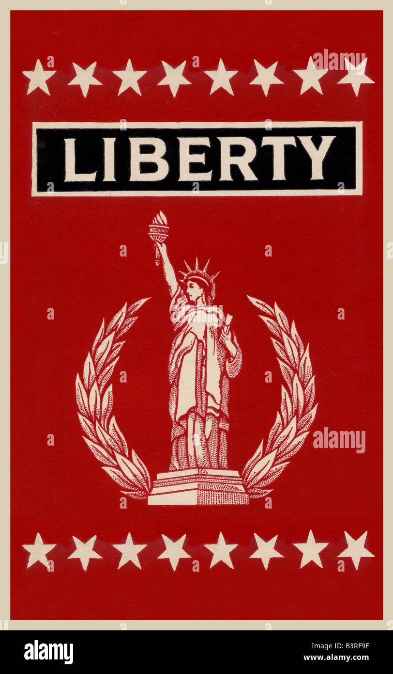 Statue liberty label hi-res stock photography and images - Alamy