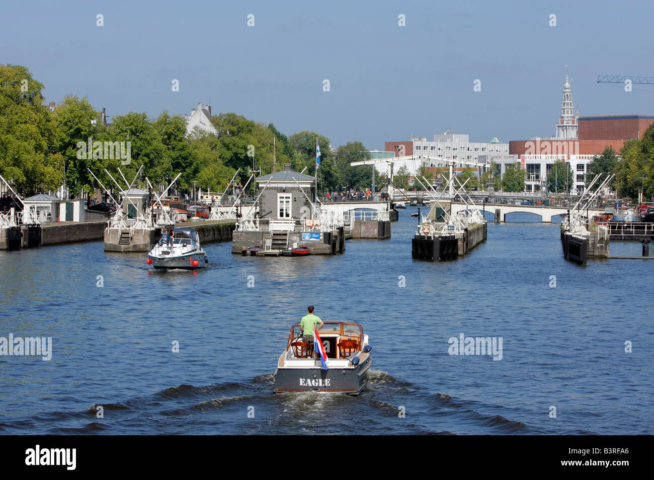 Netherlands lock water canal gate hi-res stock photography and images ...