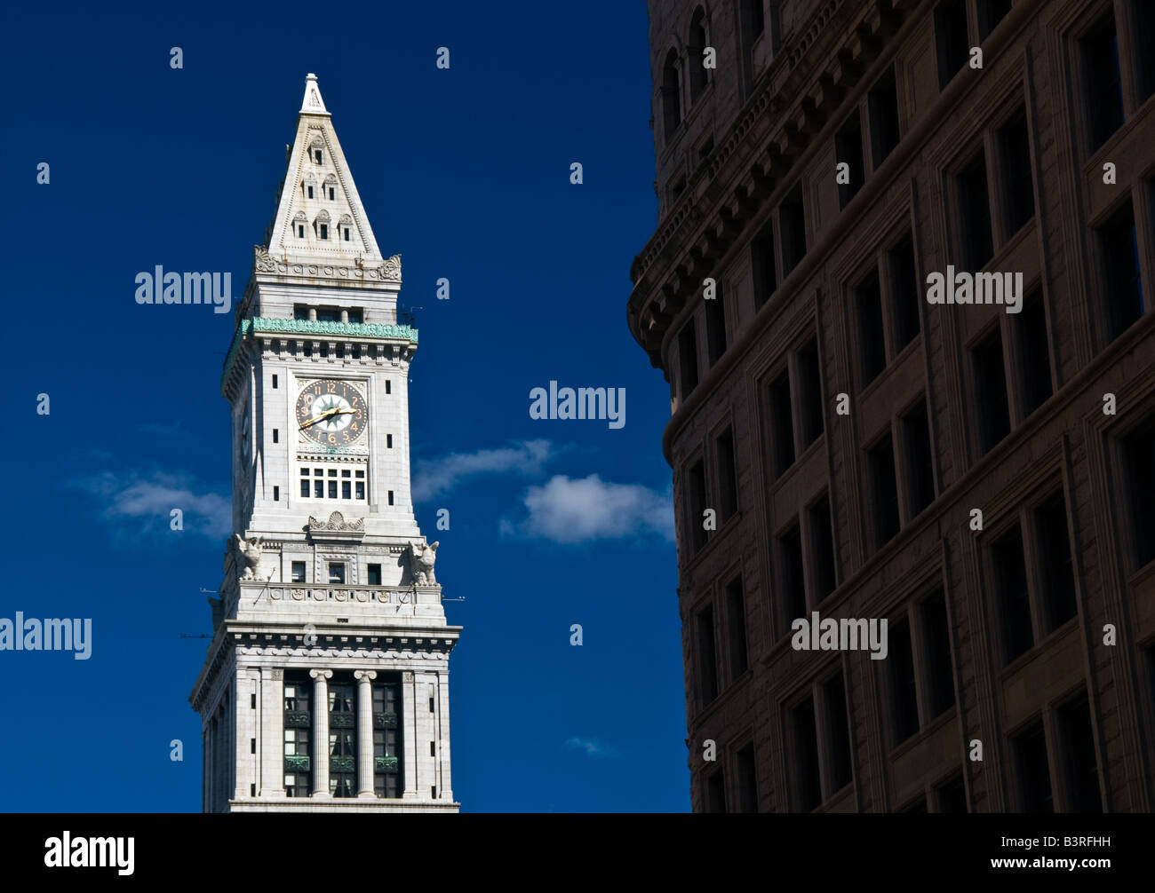 Custom House Tower Boston Stock Photo - Alamy
