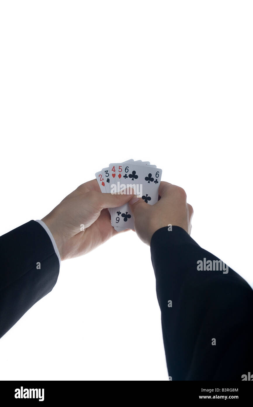Playing cards straight in hi-res stock photography and images - Alamy