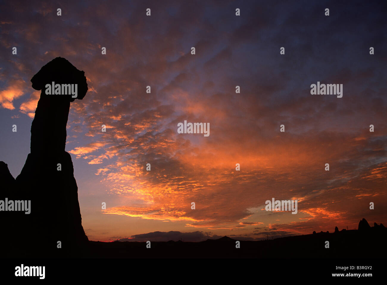 Turkey, Cappadocia, sunset Stock Photo - Alamy