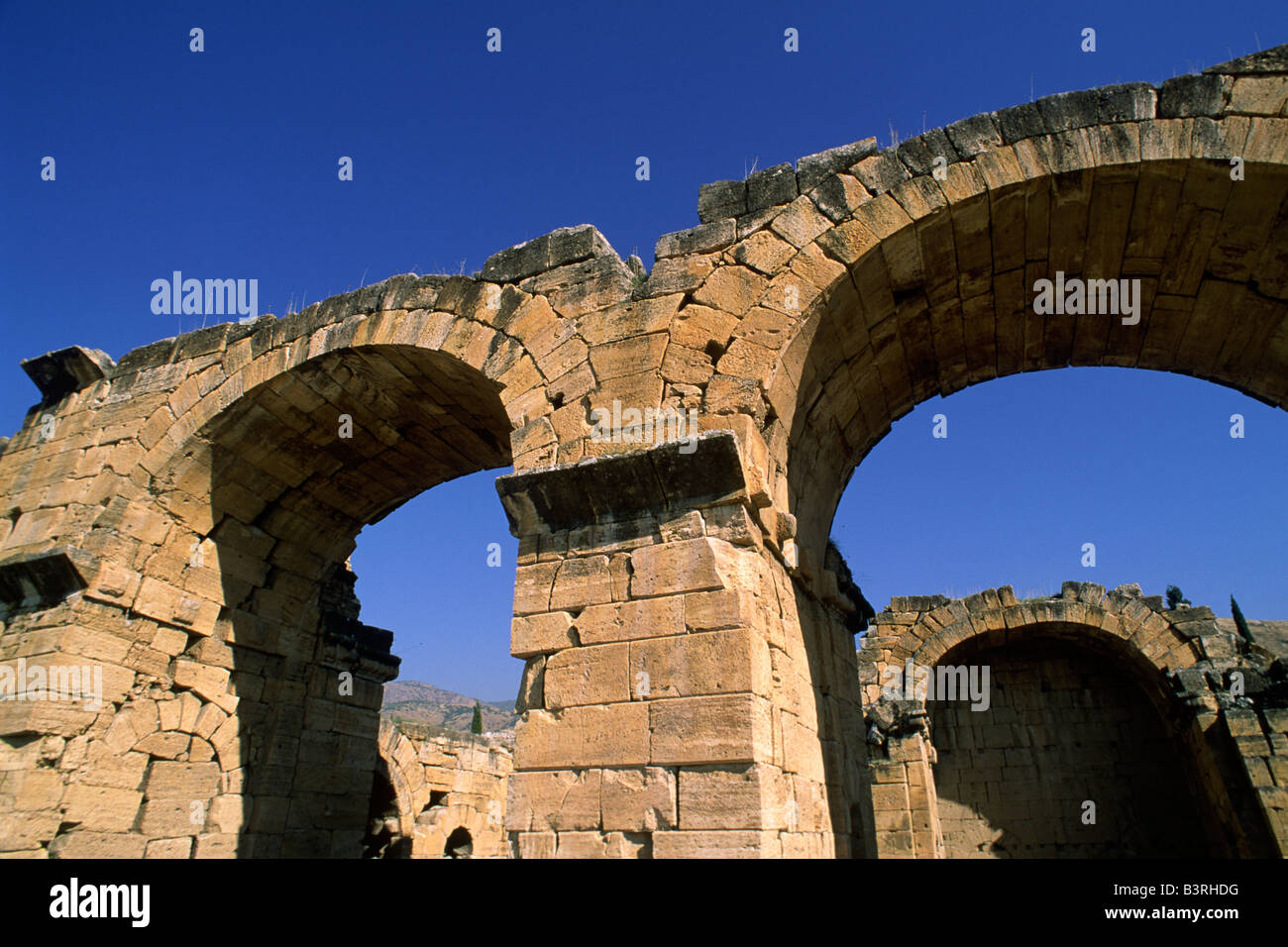Turkey, Hierapolis, roman basilica (thermal baths Stock Photo - Alamy