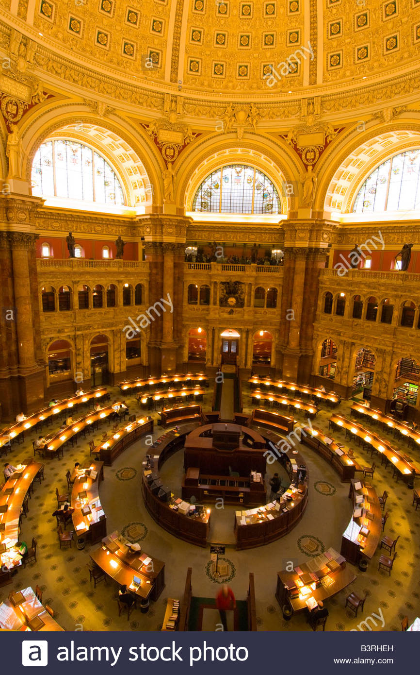 Library Of Congress Reading Room Stock Photos & Library Of Congress ...