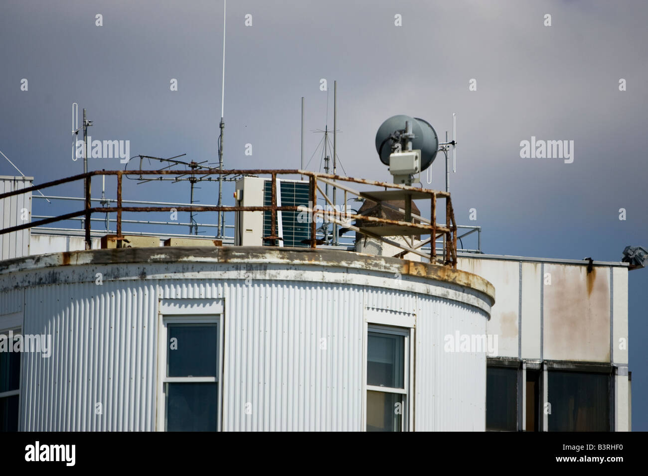 Control Tower at Jersey Airport The Channel Islands UK GB Stock Photo ...