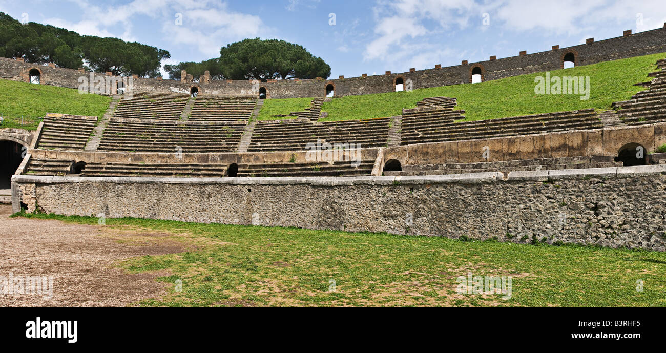 Amphitheater in Pompeii, Italy Stock Photo - Alamy