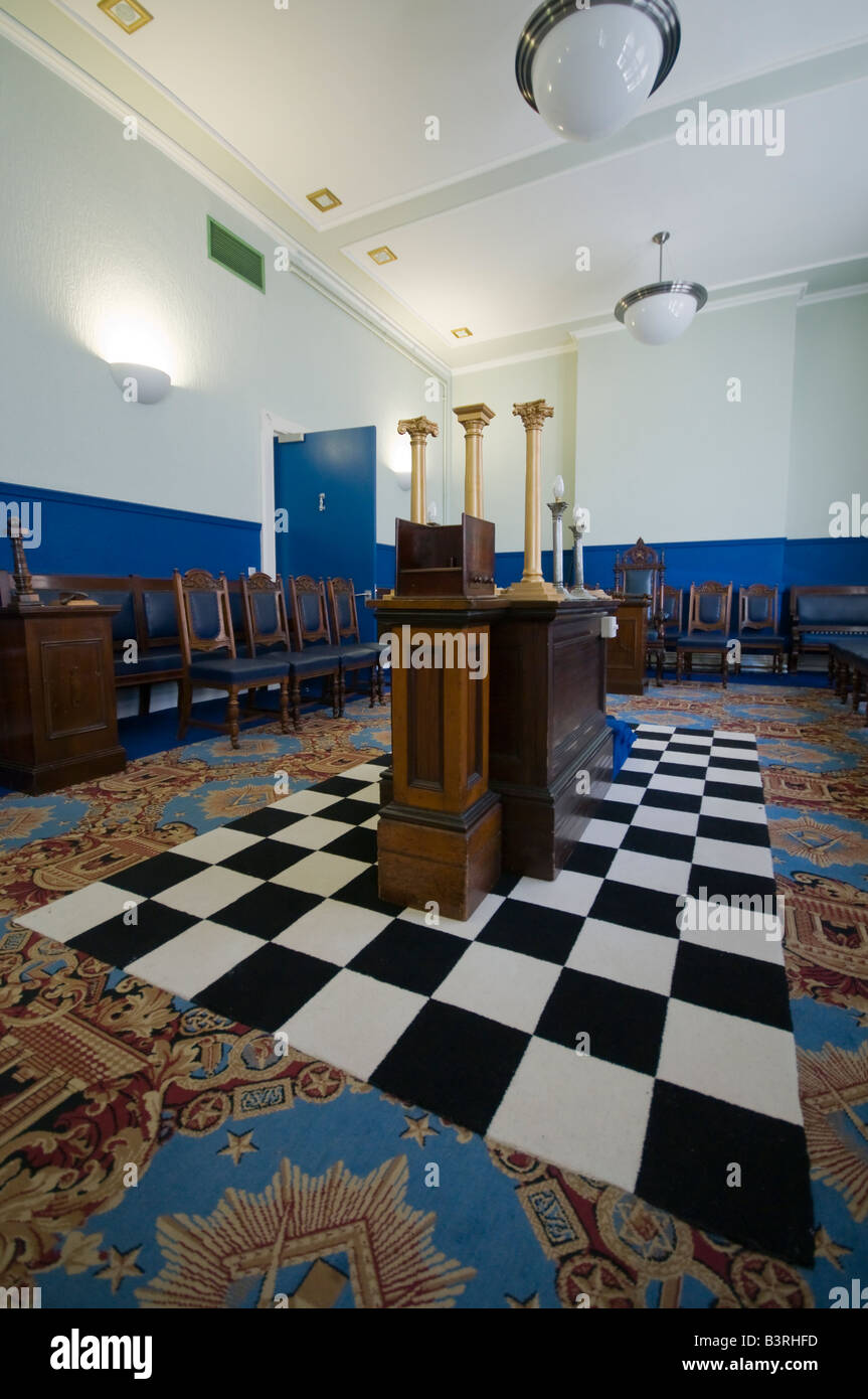 Inside masonic hall hi-res stock photography and images - Alamy