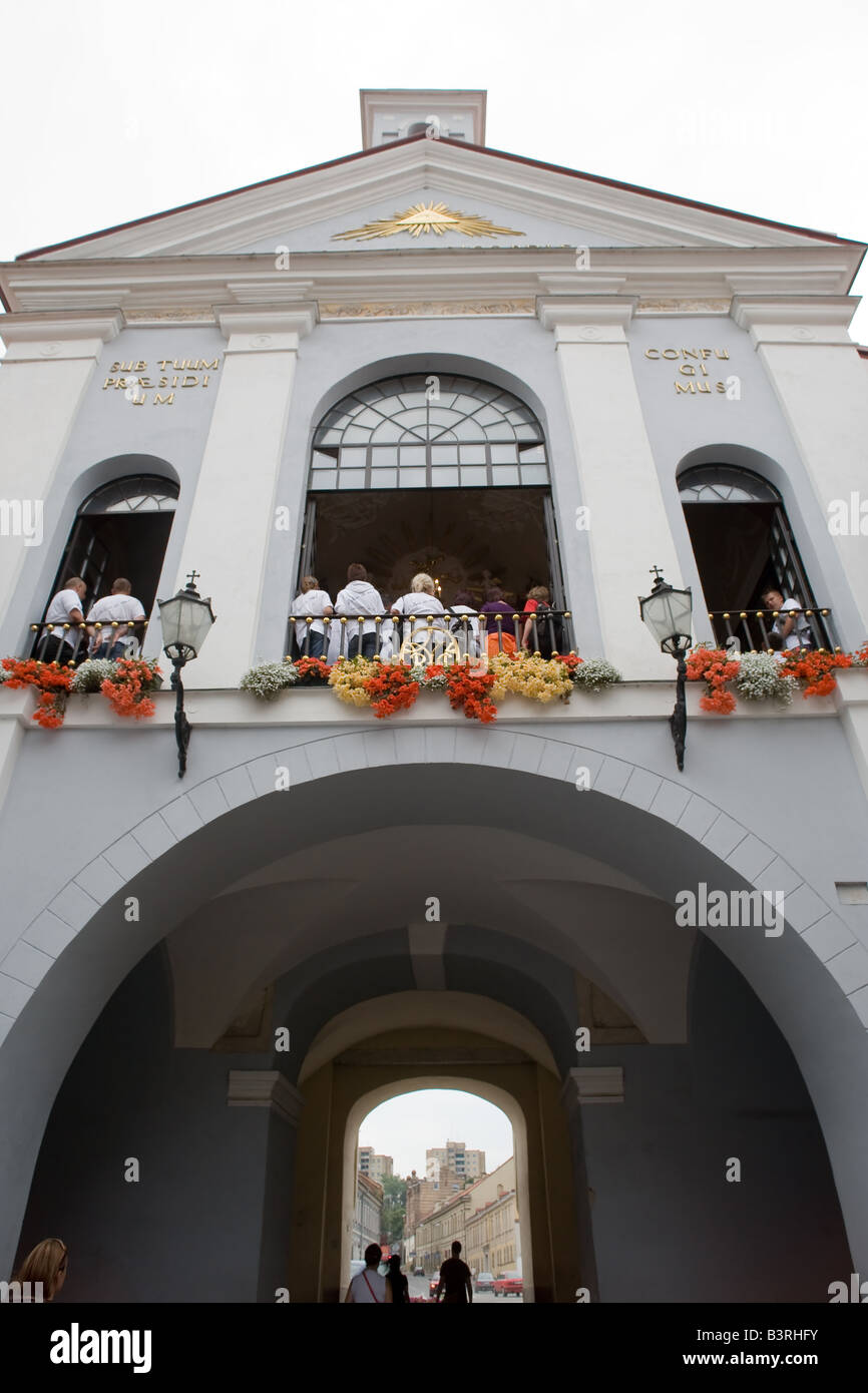 The Gates of Dawn in Vilnius Lithuania Stock Photo - Alamy