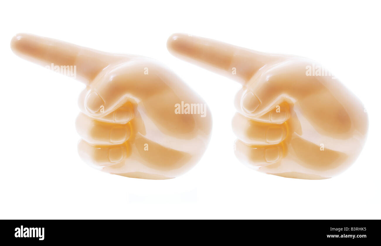 Plastic finger toy hands hi-res stock photography and images - Alamy