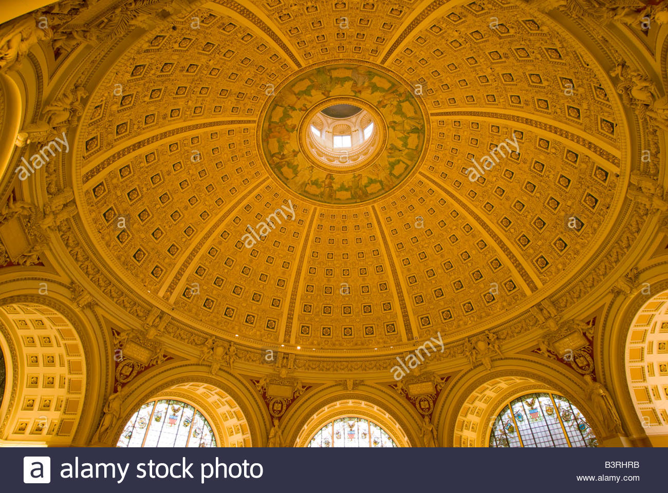 Library Of Congress Ceiling Stock Photos & Library Of Congress Ceiling ...