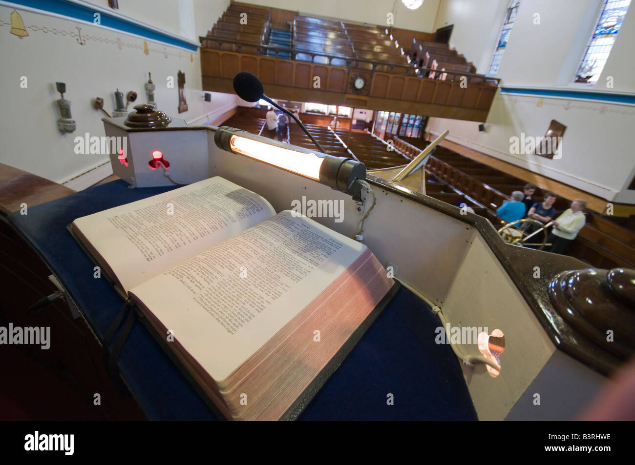 View from the Ship Shaped Pulpit of the Sinclair Seamens Presbyterian ...