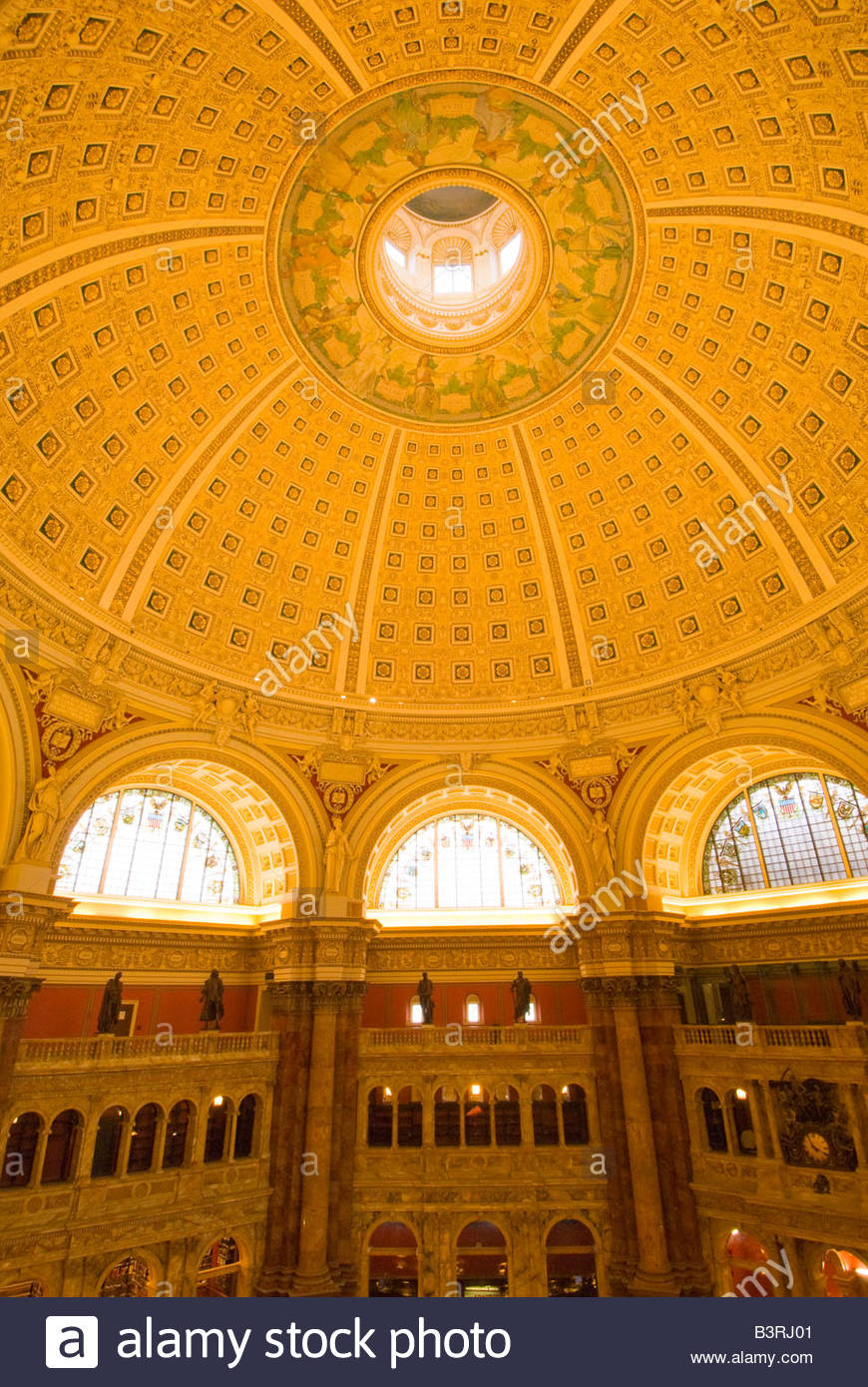 Library Of Congress Ceiling Stock Photos & Library Of Congress Ceiling ...