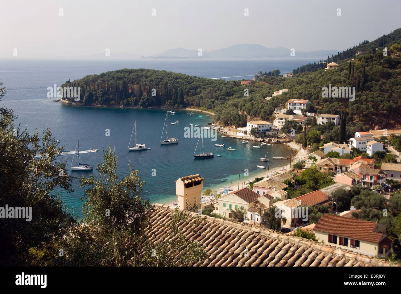 Kalami Bay, Corfu, Greece Stock Photo - Alamy