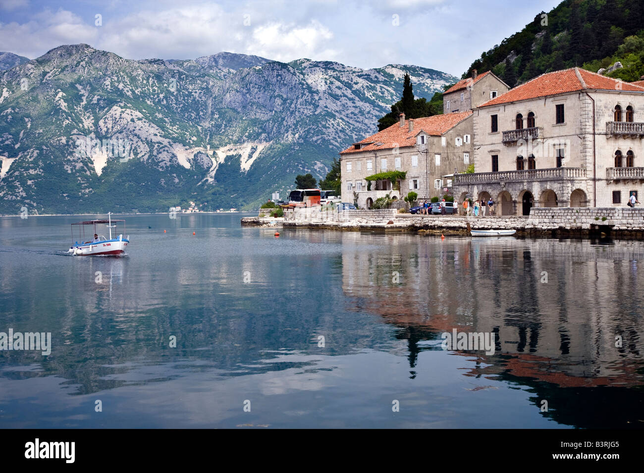 Risan Bay of Kotor Montenegro Europe Stock Photo - Alamy