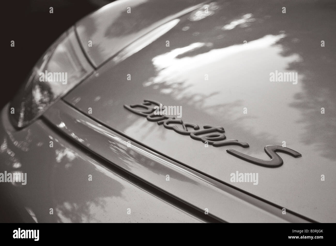 Rear boot of Porsche Boxster S Stock Photo - Alamy