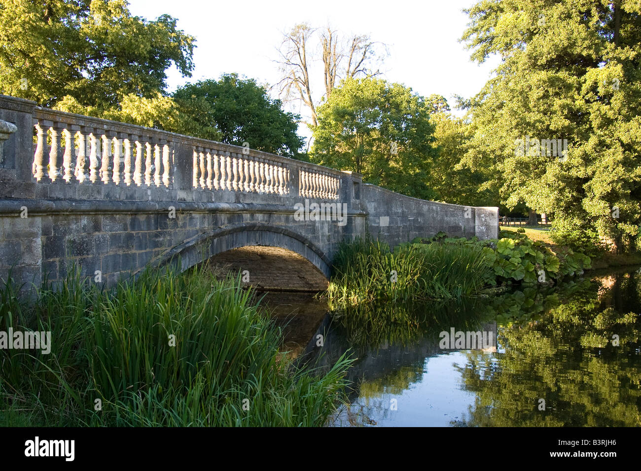 Stone bridge over river, UK Stock Photo - Alamy