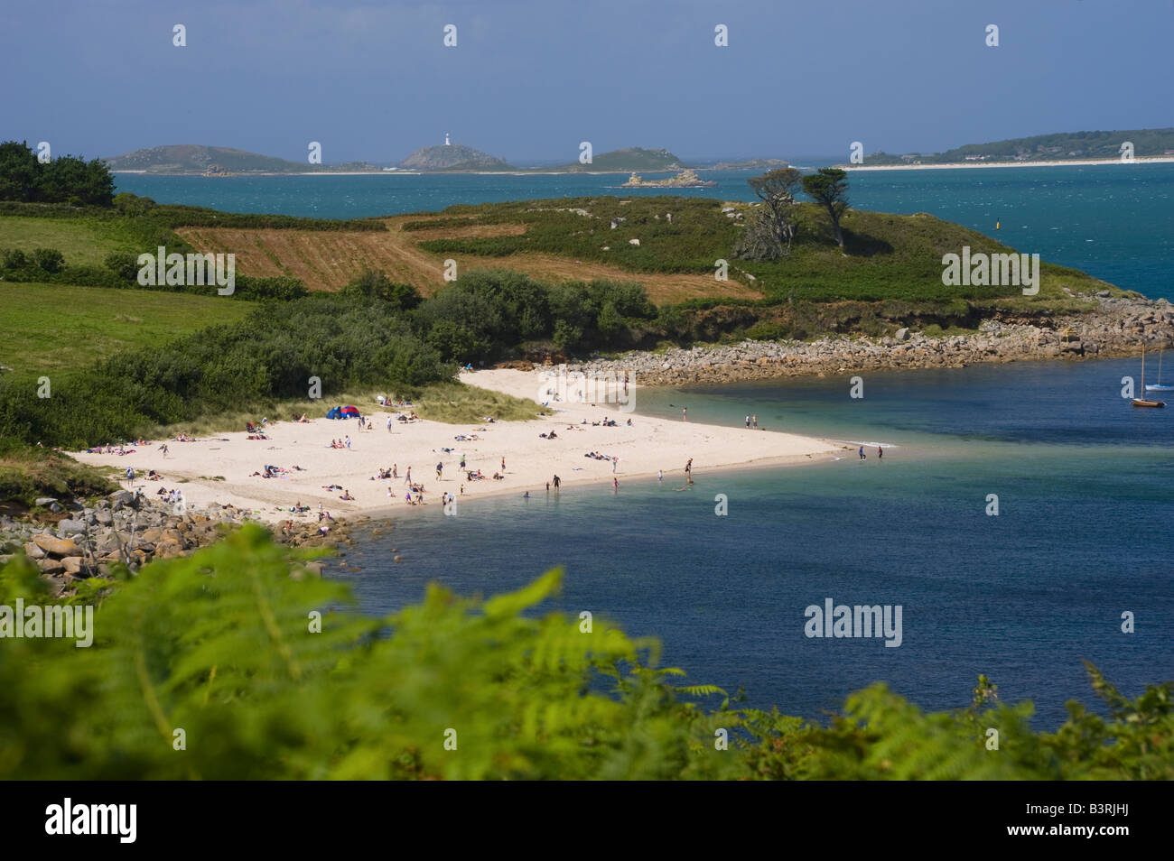 Pelistry bay isles of scilly hi-res stock photography and images - Alamy