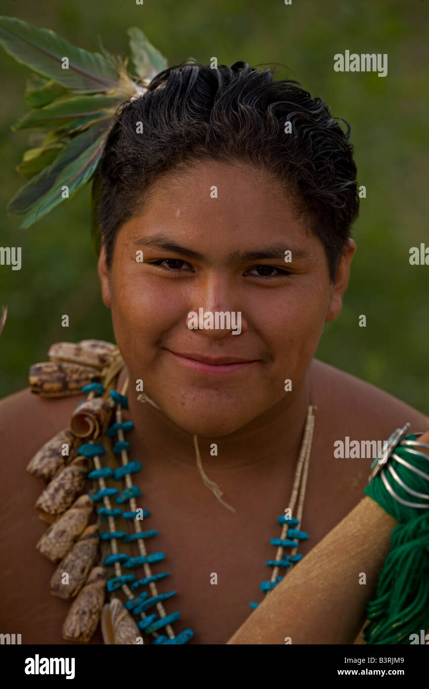 Hopi Boy - Hopi Reservation - Arizona - Dressed in costume for social ...