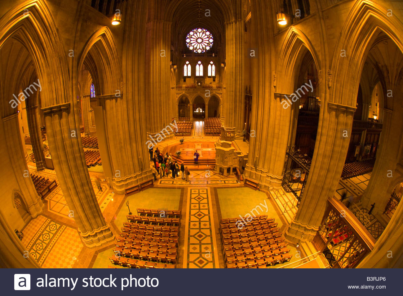 National Cathedral Interior Washington Stock Photos & National ...